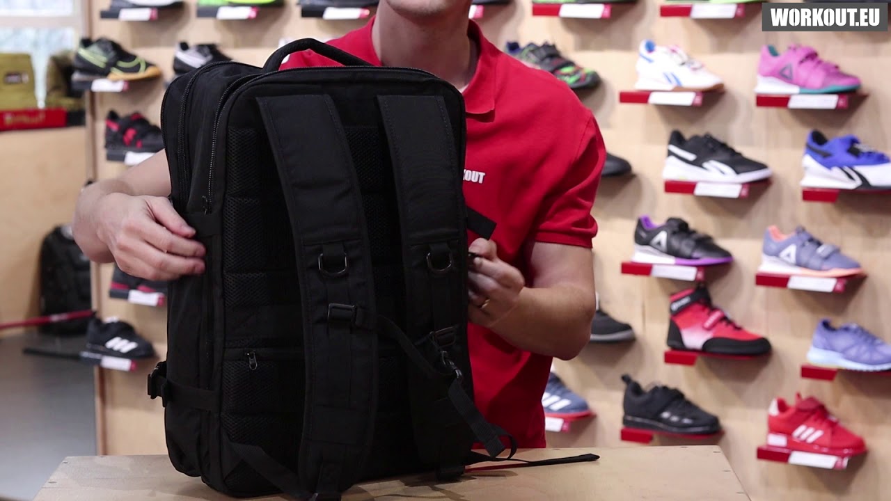 Fitness backpack WORKOUT with a pocket for wet clothes - 35 l - YouTube