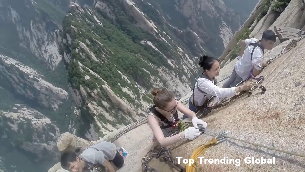 Top 7 Most Dangerous Hiking Trails in the World - YouTube