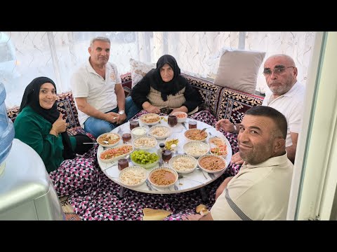 EMMİLERİM EBEM YENGELERİM GELDİ♥️KADAYIFLI ŞERBETLİ TATLIM🤌NELER HAZIRLADIM SOHBETİMİZE BUYRUN
