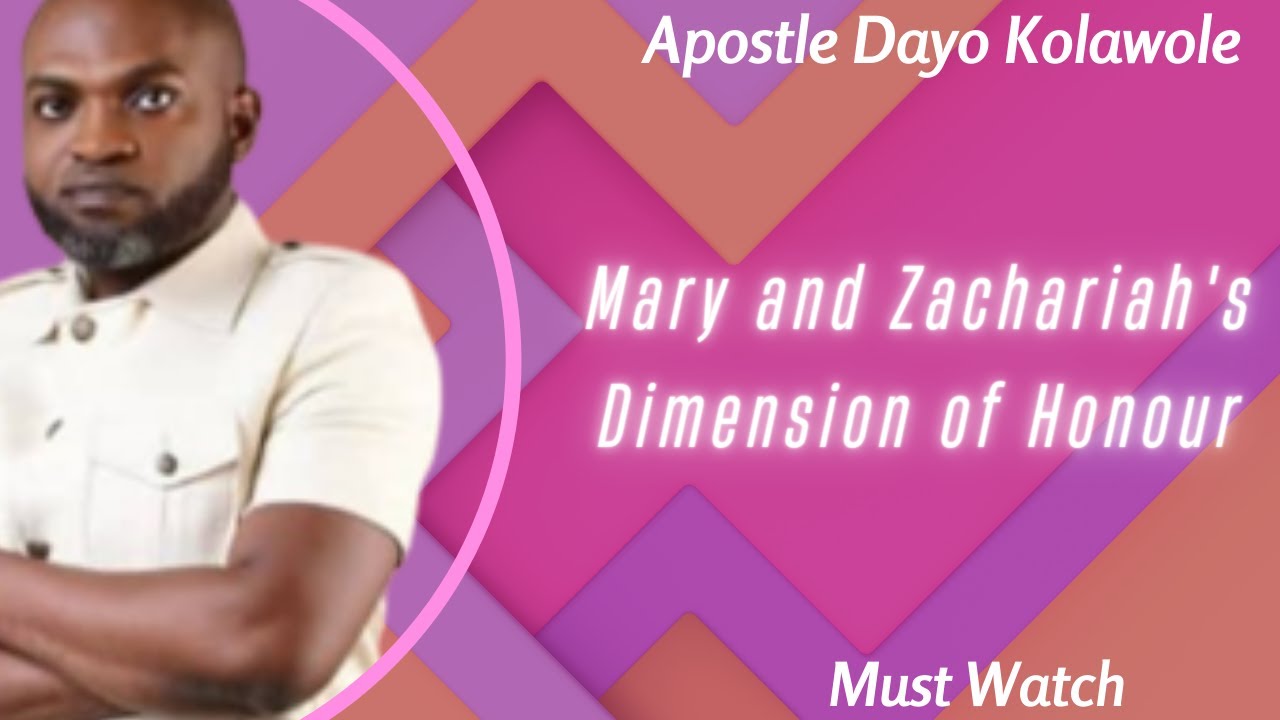 Mary and Zachariah's Dimension of Honour - YouTube