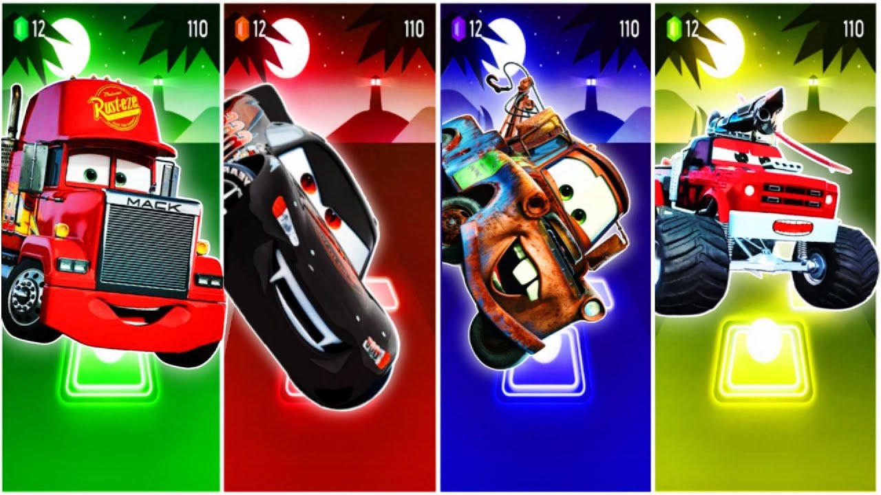 Mater 🆚Evil Lightning McQueen ⚡🆚 Cars Mater Exe 🆚 Lightning McQueen 95⚡ ...