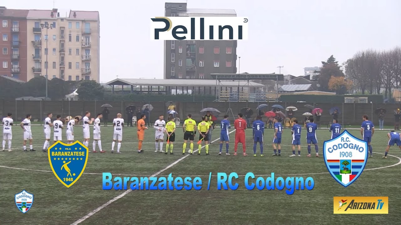 SPAZIO CODOGNO - BARANZATESE / RC CODOGNO 2 - 3 - SINTESI - CALCIO ...
