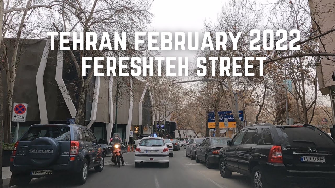 IRAN TEHRAN 2022 [4K] - Fereshteh Street Elahieh - خیابان فرشته - YouTube