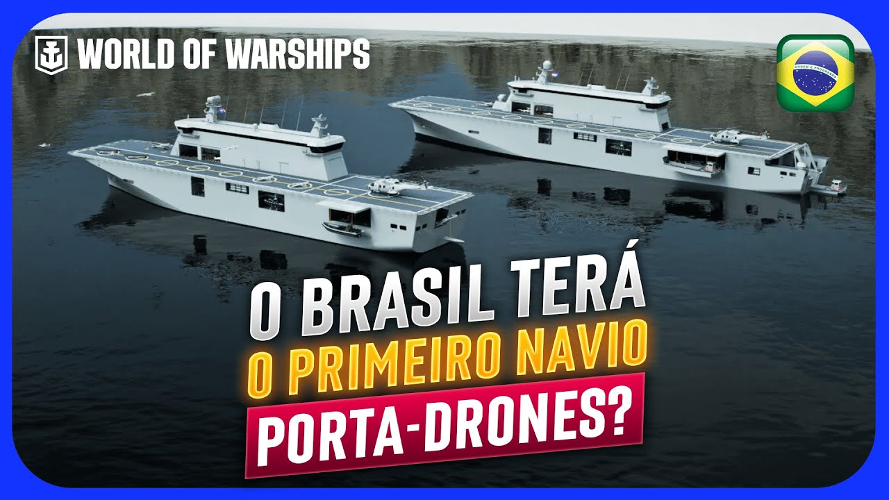 A MARINHA do BRASIL é CAPAZ de OPERAR os NOVOS PORTA-DRONES da DAMEN ...
