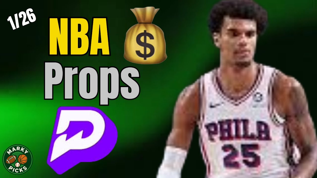 NBA Player Props 1/26 | Best NBA PrizePicks Today! - YouTube