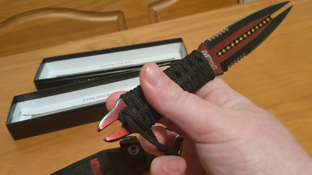 MTech Dual Tip Wasp Dagger - YouTube