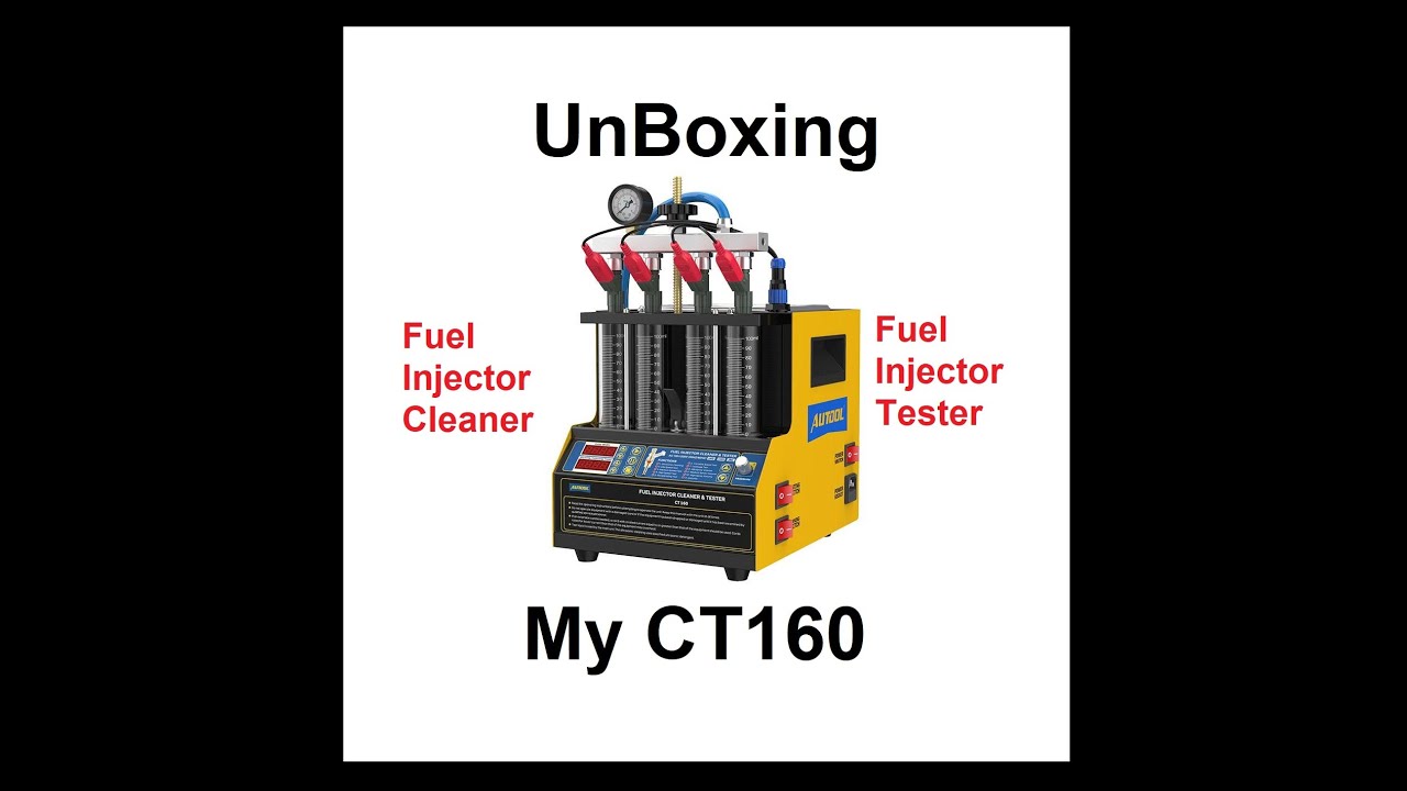 My CT160 Fuel injector cleaner / tester open boxing - YouTube