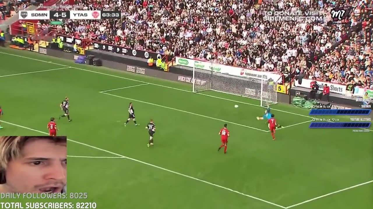 xQc reacts to IShowSpeed Goal - Sidemen Charity Match 2022 - YouTube