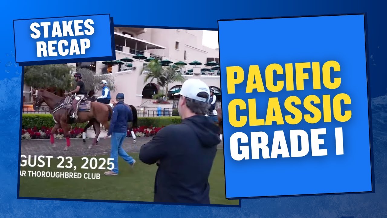 Relive the 2025 Pacific Classic Stakes Featuring Fierceness v ...