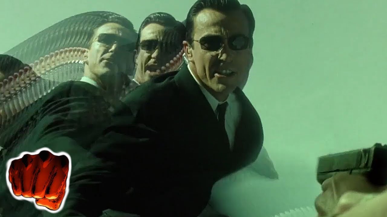 Matrix Reloaded Morpheus & Trinity vs Twins & Agents Türkçe Dublaj ...