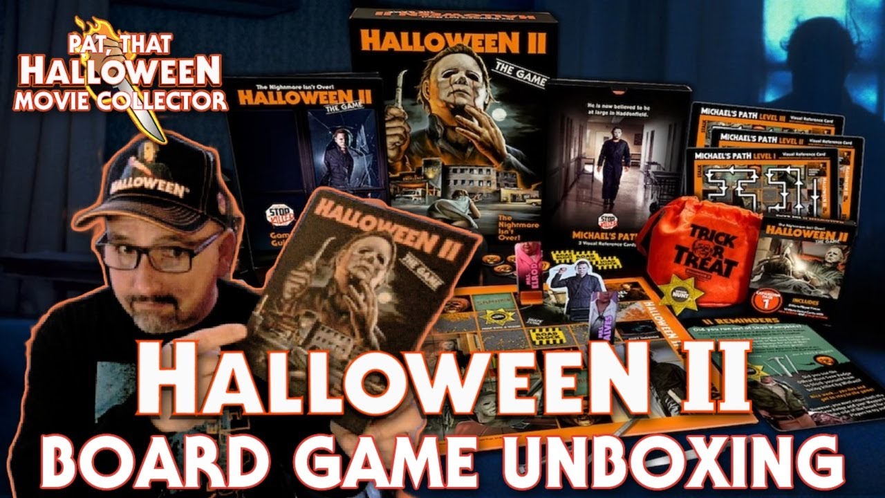 Halloween II Board Game Unboxing - YouTube