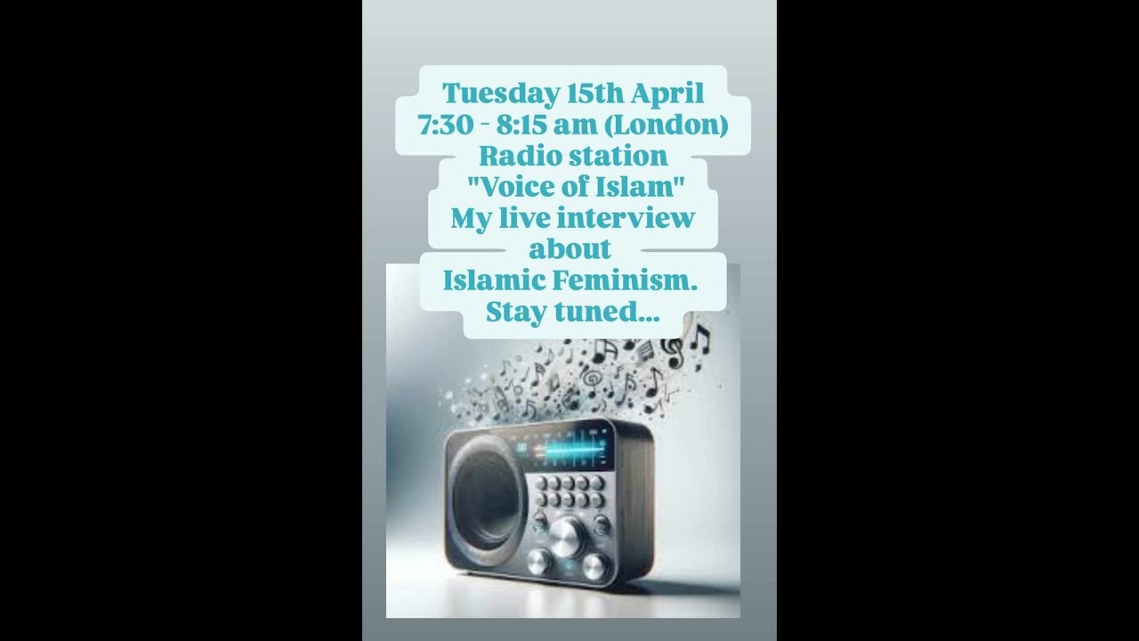 My interview this morning on VOI, an Islamic Radio Station in London ...