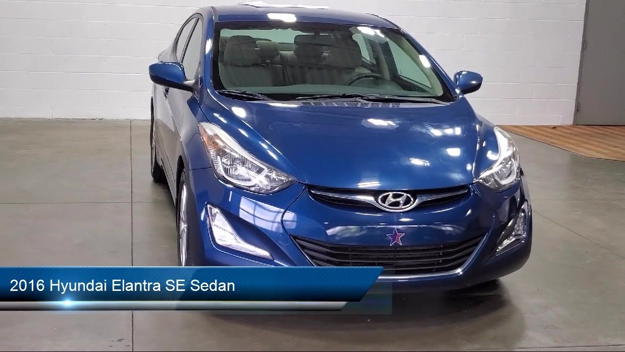2016 Hyundai Elantra SE Sedan Akron Canton Wadsworth Cuyahoga Falls ...