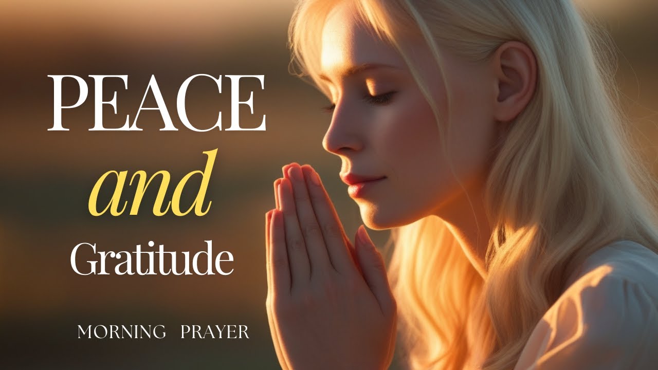 Morning Prayer for Peace and Gratitude | Start Your Day with God ...