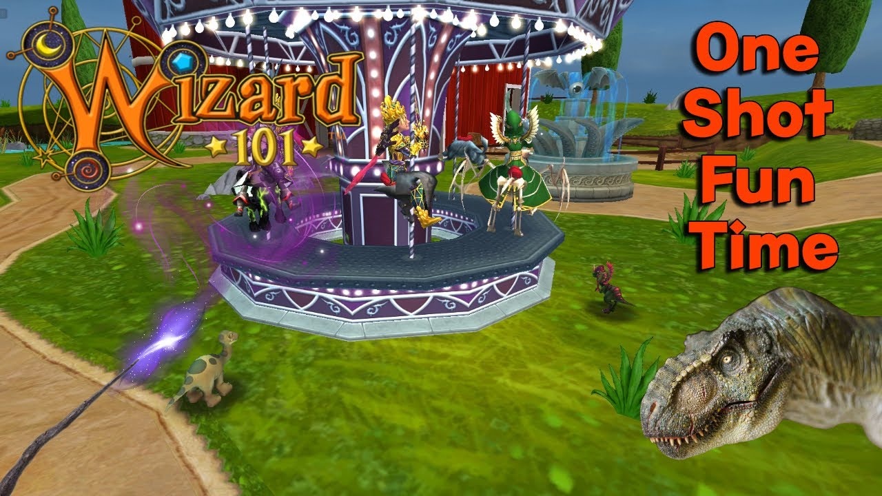 Wizard101 one shot fun!!! - YouTube