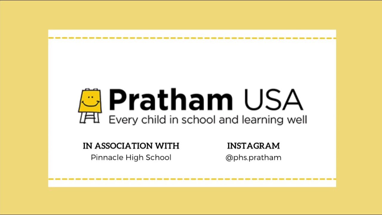 Why You Should Donate! - Pratham Pioneers, Pinnacle High School - YouTube