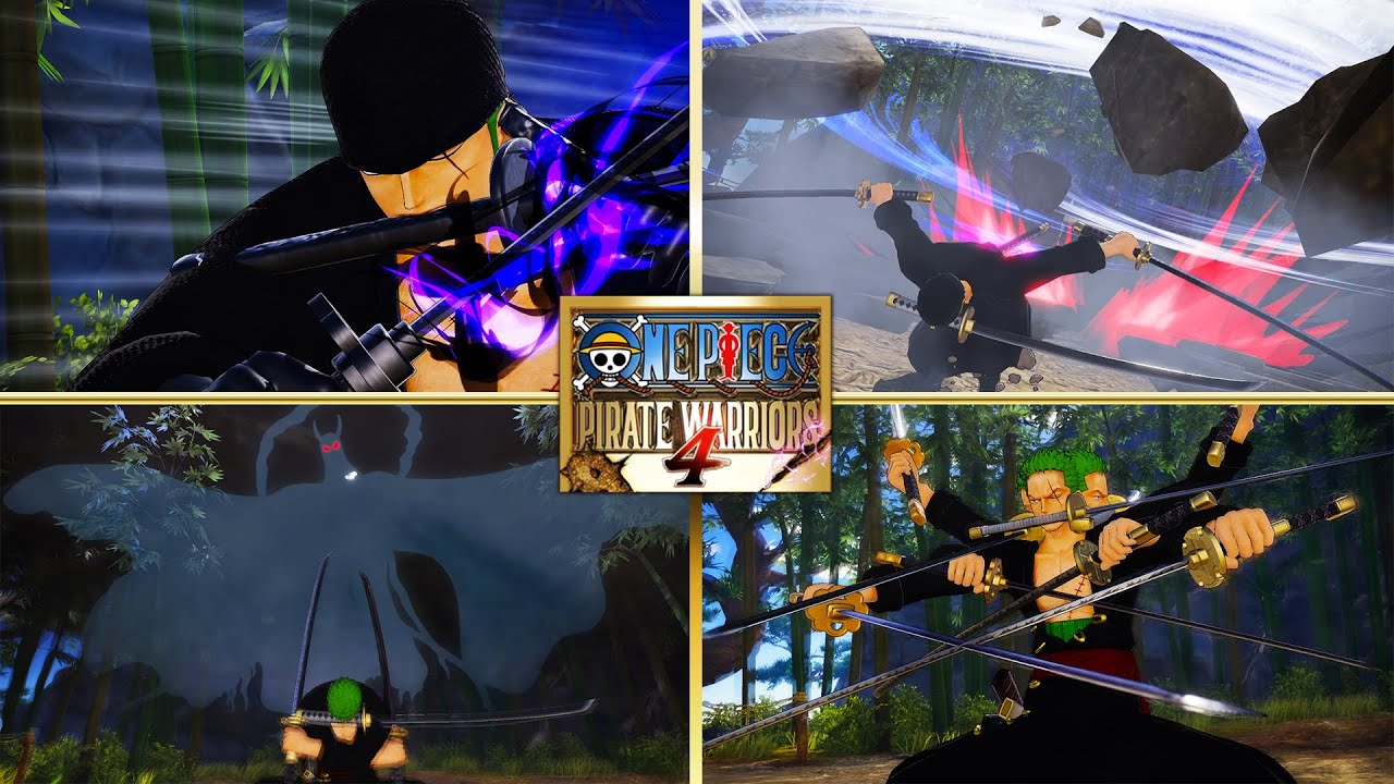One Piece Pirate Warriors 4 - Zoro Black Outfit MOD Gameplay - YouTube