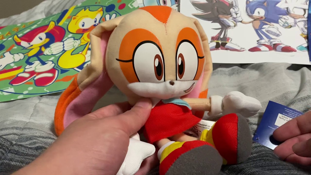 Reviewing Cream the Rabbit Plush - YouTube
