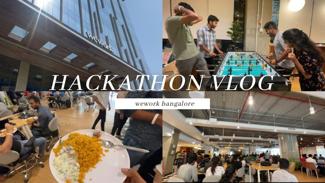 Hackathon experience || the things we did at hackathon || we work ...