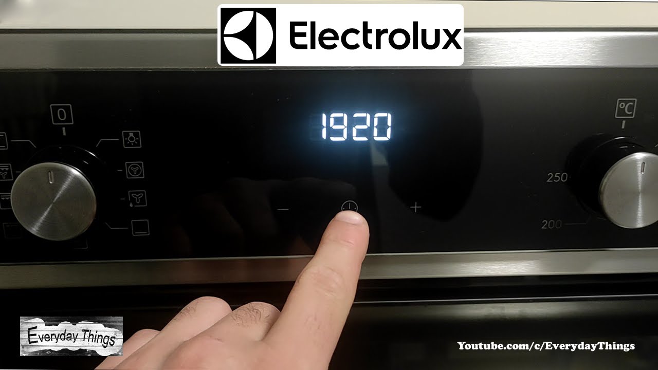 Узнайте, как установить время на плите Electrolux — пошаговое ...