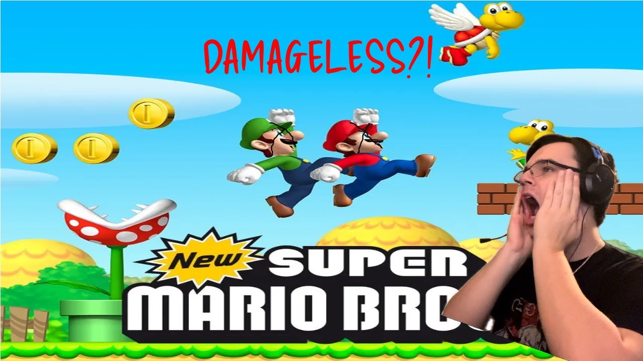 Beating New Super Mario Bros DAMAGELESS? If I get hit I go back to 1-1 ...