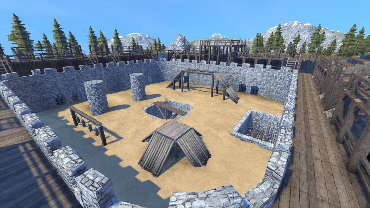 Medieval Engineers Arena Work In Progress - YouTube