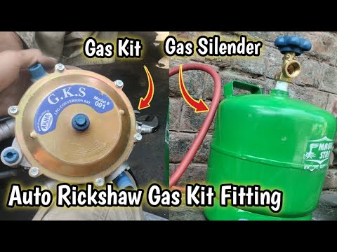 Rickshaw Gas Kit Fitting / LPG Gas Kit Fitting Auto Rickshaw 3 Wheeler ...
