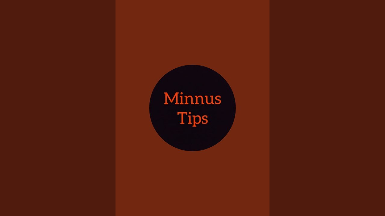 minnus tips is live - YouTube