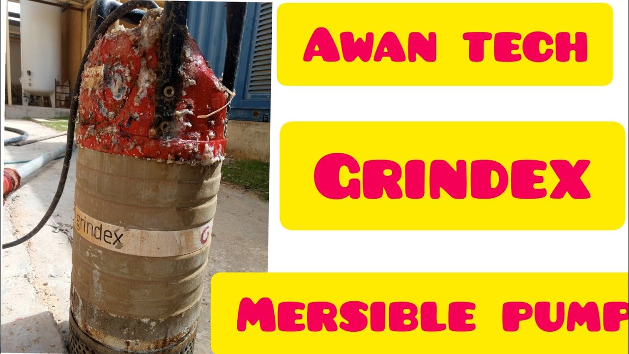 GRINDEX MERSIBLE PUMP - YouTube