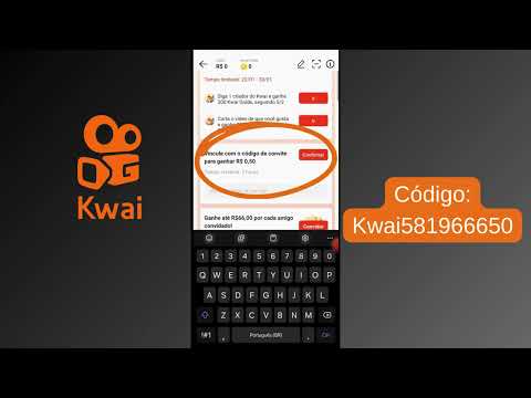 Como Colocar Código de Convite no KWAI 2026