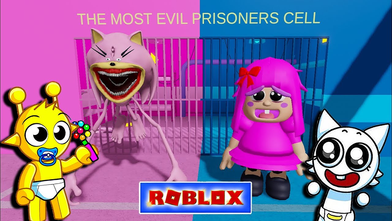 BABY SIMON SPRUNKI vs BABY POLLY vs SHIN AMY ROSE! #roblox #obby - YouTube