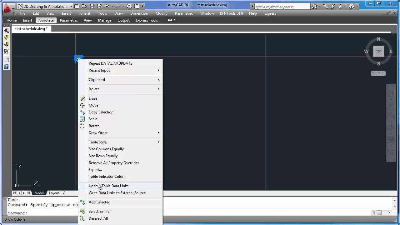AutoCAD Schedules 1 - YouTube