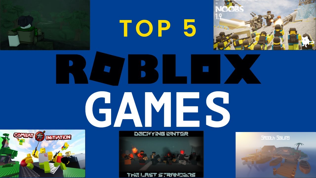 Top 5 BEST Roblox games to play when bored - YouTube