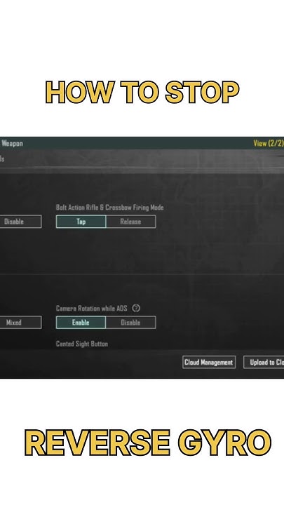 REVERSE GYROSCOPE PROBLEM SOLVED IN BGMI/PUB-G#bgmi #trending #gaming #tipsandtricks - YouTube