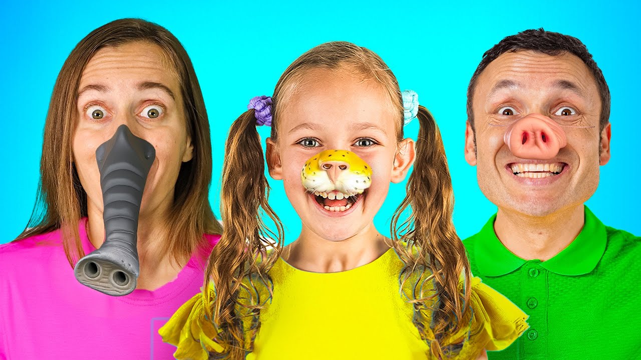 Funny Masks - Kids Songs And Nursery Rhymes - YouTube