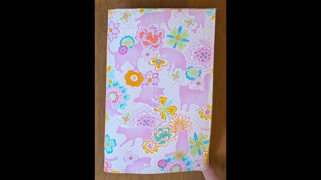 JOURNALS - PINK CATS JOURNAL - ADDING POCKETS - YouTube