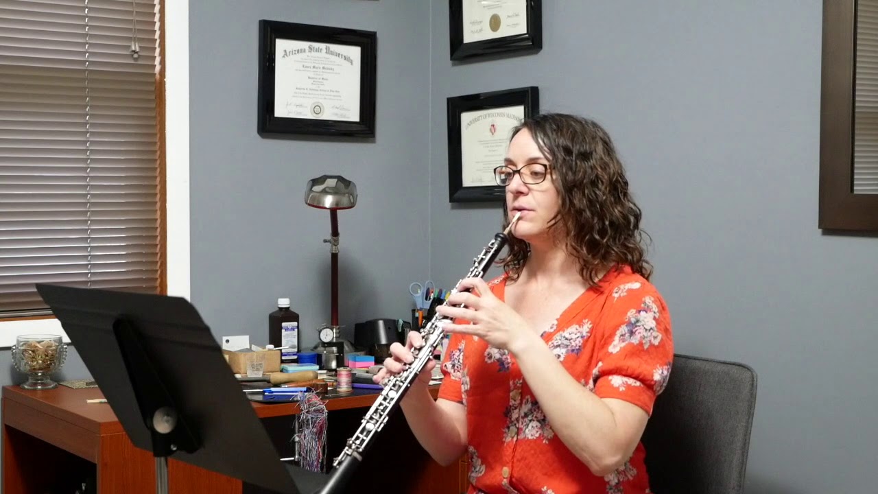 Rubank Oboe Method - p. 24 duet: Allegretto by Hohmann - YouTube