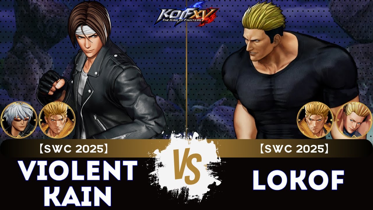 KOF XV🎞️VIOLENT KAIN (Ryo/K/Kyo) vs LOKOF (Yamazaki/Ryo/Benimaru) 🎞 ...