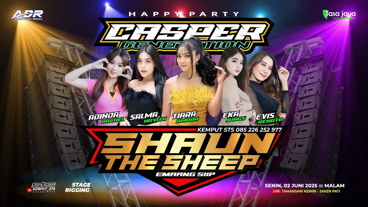 LIVE SHAUN THE SHEEP - HAPPY PARTY CASPER GENERATION - TAMANSARI JAKEN ...