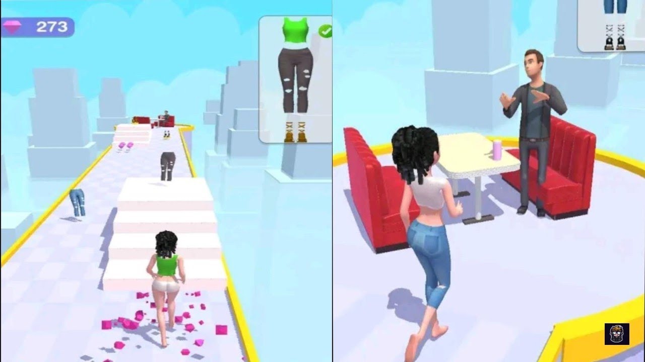 DressUp Run! Gameplay Walkthrough - YouTube