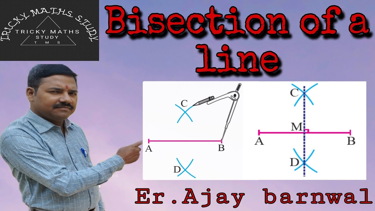 HowTo Draw Easily a Perpendicular Bisector of a Line Segment|#video for ...