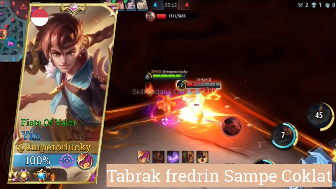 Tutorial Lawan Hyper Fredrin Dengan Hero Yin |Build dan Emblem Hyper ...