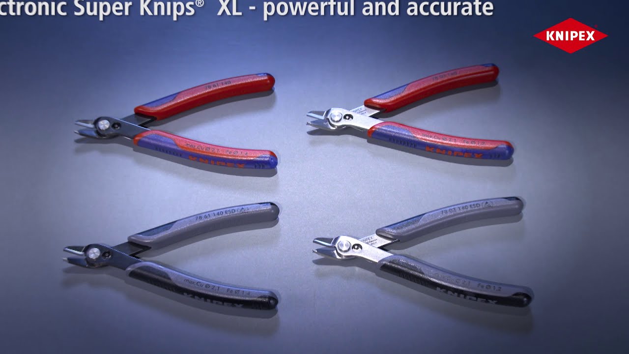 KNIPEX Electronic Super Knips® XL 140mm - YouTube