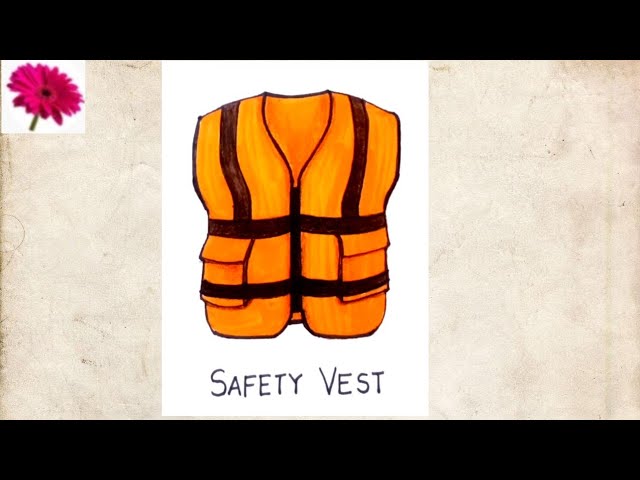 Work Vest Drawing