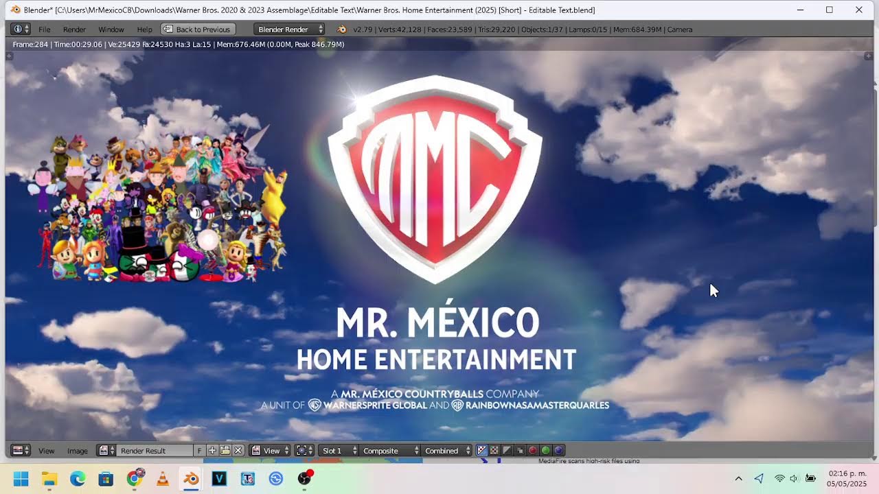 Playing games and making Blender logo parodies - YouTube