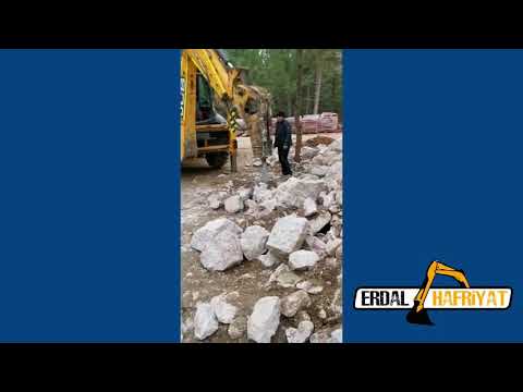 JCB KIRICI ÇALIŞMASI MTB INAN MAKINA KIRICILARI SES GÜRÜLTÜ PATIRTI PALDIR KÜLDÜR TAŞEV TAŞ KIRIMI