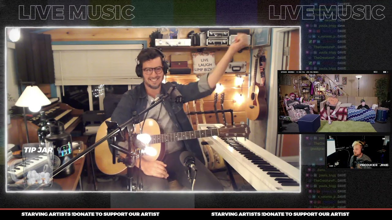 Dave Alves playing LIVE on DW Presents Space Zebra (full performance ...