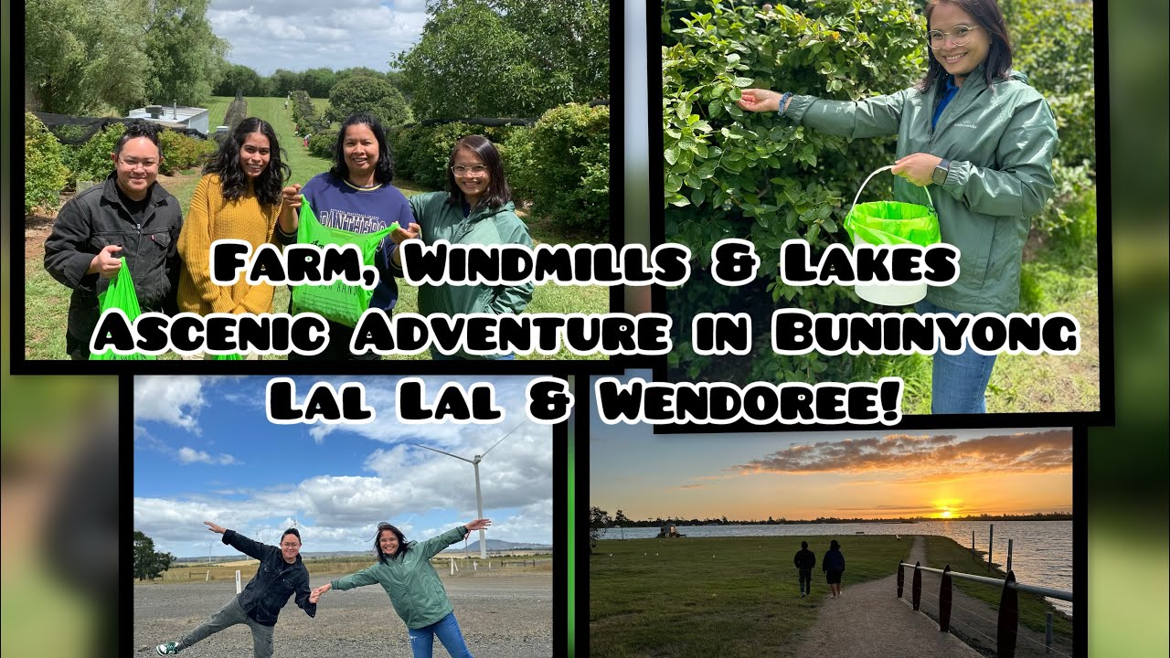 Exploring Buninyong Farm, Lal Lal Windmills & Lake Wendouree! # ...