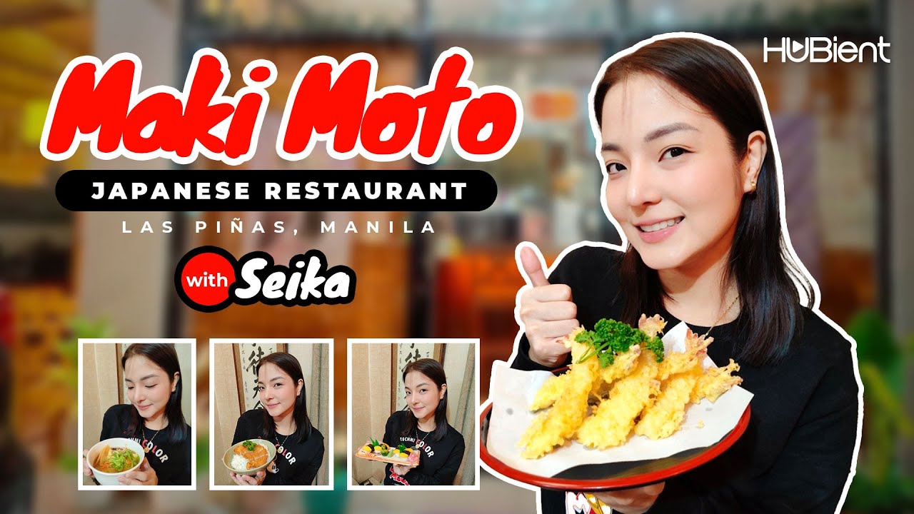 Maki Moto Sushi Bar & Restaurant with Seika | Las Pinas, Manila - YouTube
