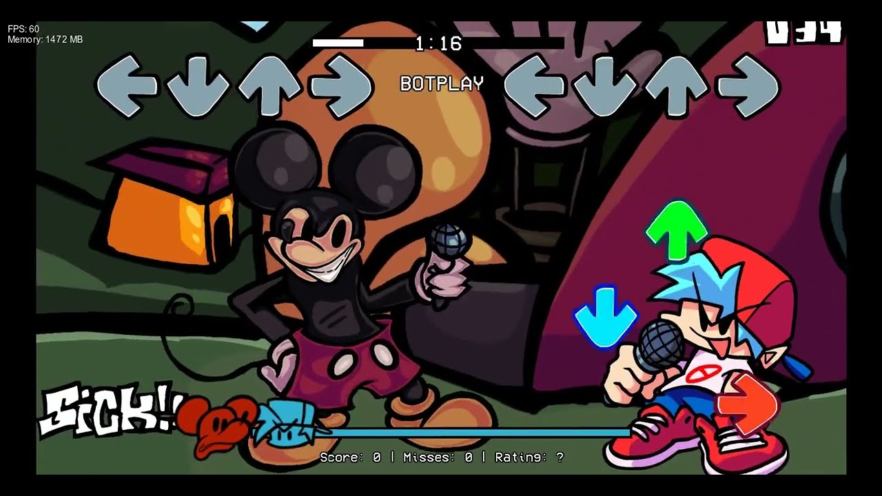 fnf vs mouse welcome pumkin remix charted - YouTube